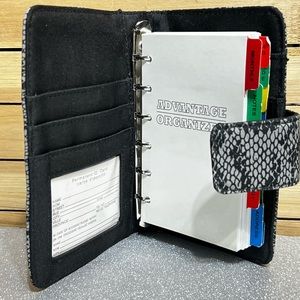 Advantage | Office | Snakeskin Print Advantage Organizer Planner 6 Ring ...